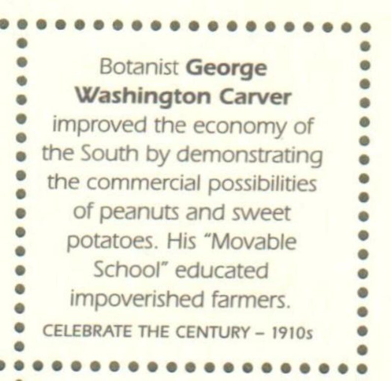 Vintage Unused George Washington Carver Famous Agriculture Biologist ...