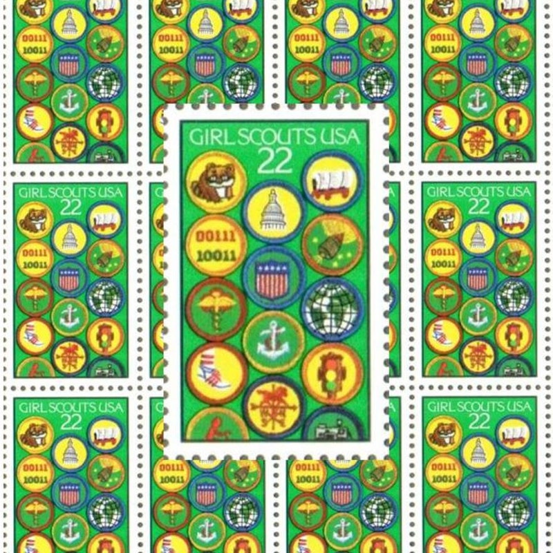 Girl Scout Stamp - Etsy