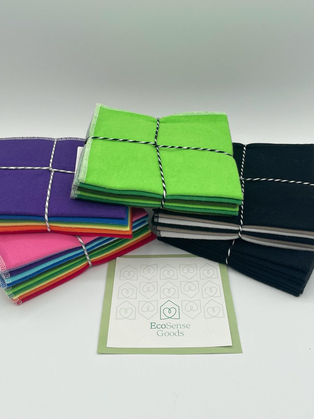 Solid Neutral or Rainbow Colors No Paper Towels Napkins | Paperless ...