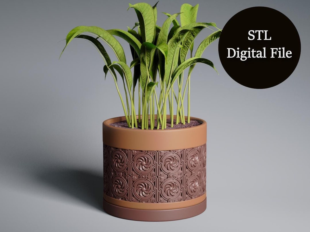 Infinity Pot Kerkhach Armenian Design Drip Tray Included 3D Digital ...