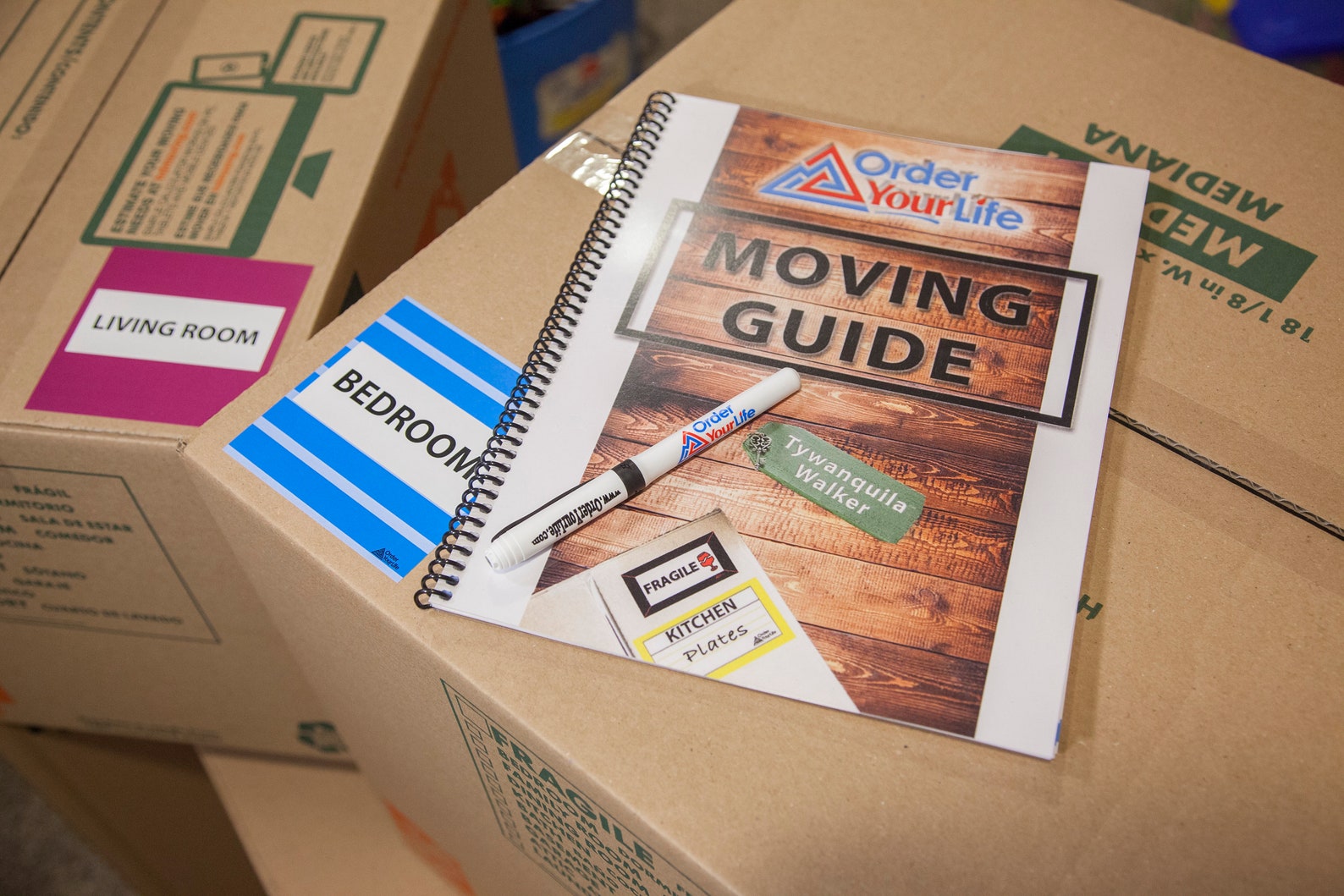 Order Your Life Moving Guide: Printable Moving Guide and Workbook With ...