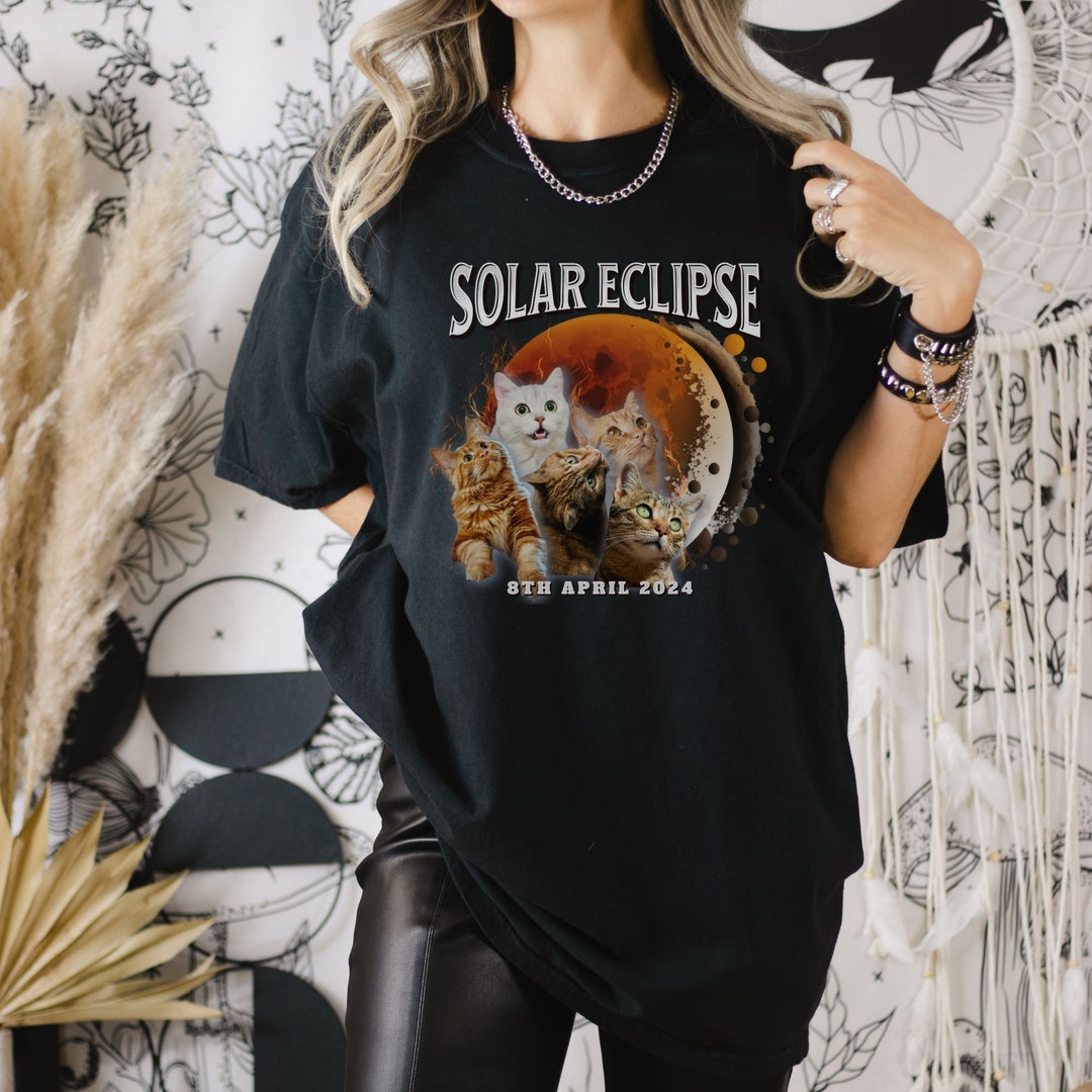 Solar Eclipse Bootleg Comfort Colors Shirt, 8th April 2024 Eclipse ...