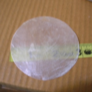 SET of 20 Real CAPIZ Shells Seashell Sea Ocean Craft Crafts 3" Across ...