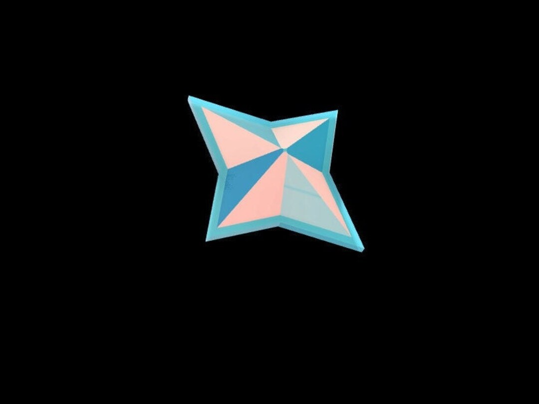 Genshin Impact Primogem 3d Model stl File DIGITAL FILE - Etsy