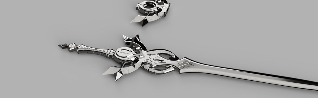 Festering Desire Sword Genshin Impact 3D Files ONLY Cosplay, Prop ...