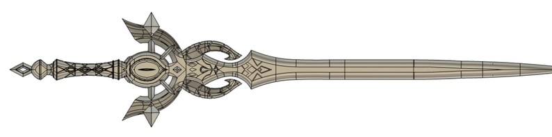 Festering Desire Sword Genshin Impact 3D Files ONLY Cosplay, Prop ...