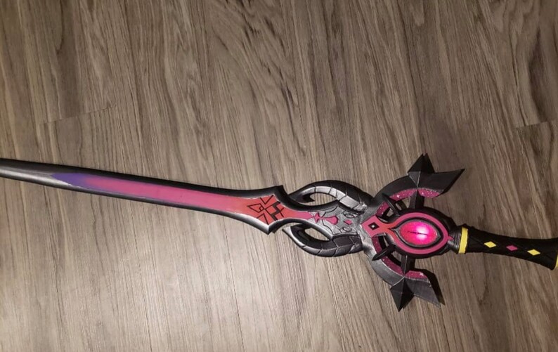 Festering Desire Sword Genshin Impact 3D Files ONLY Cosplay, Prop ...
