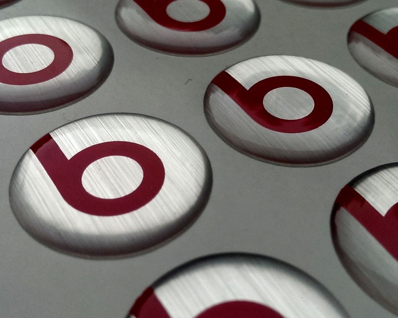 BEATS AUDIO 3D Domed Sticker Badge Self Adhesive - 2pcs - Etsy