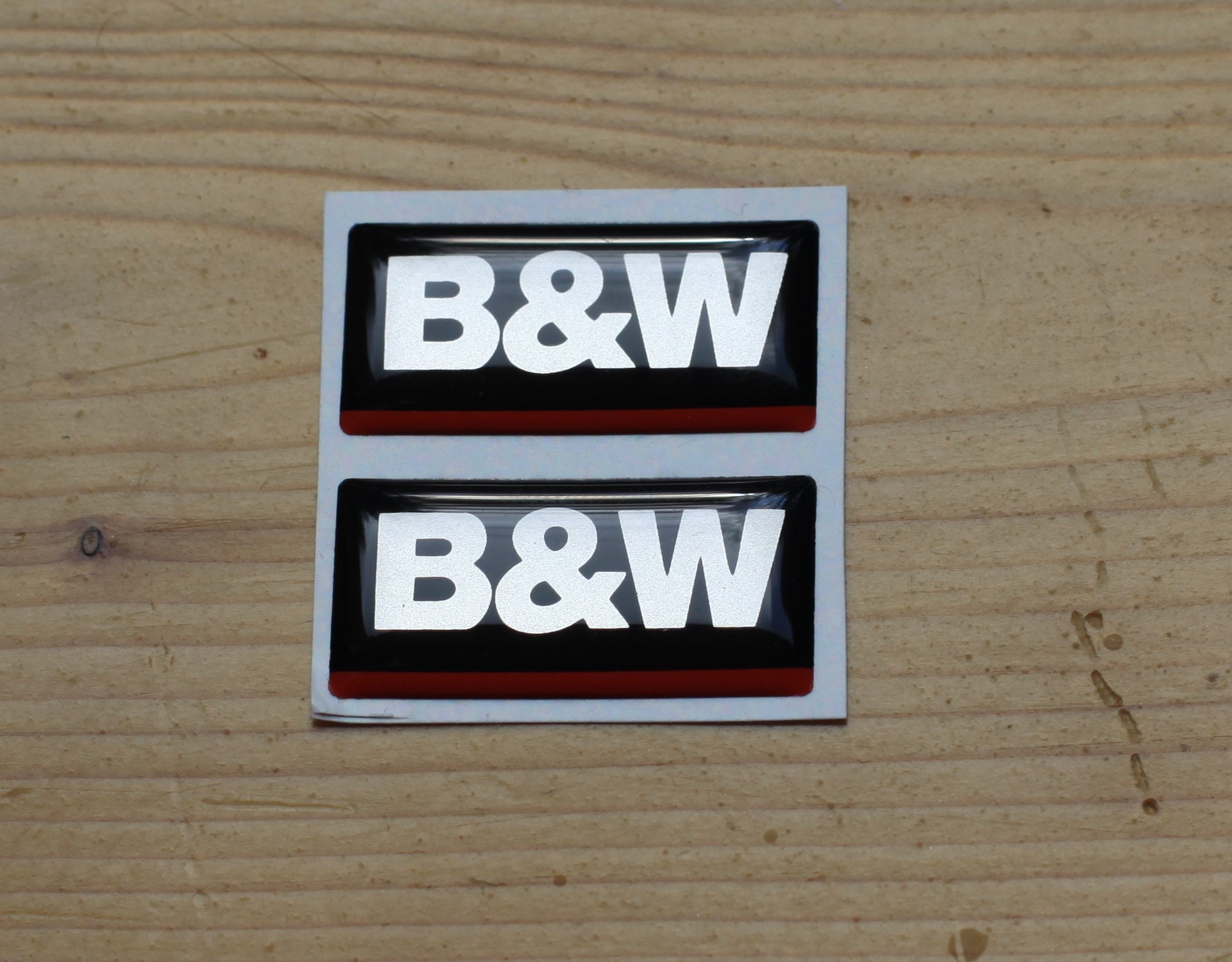 Bowers Wilkins B&W 3D Domed Sticker Badge Self Adhesive - 2pcs - Etsy