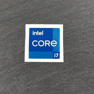 Buy Intel Core I3, I5, I7, I9 Core Sticker 2, 3, 6, 11 Generation ...