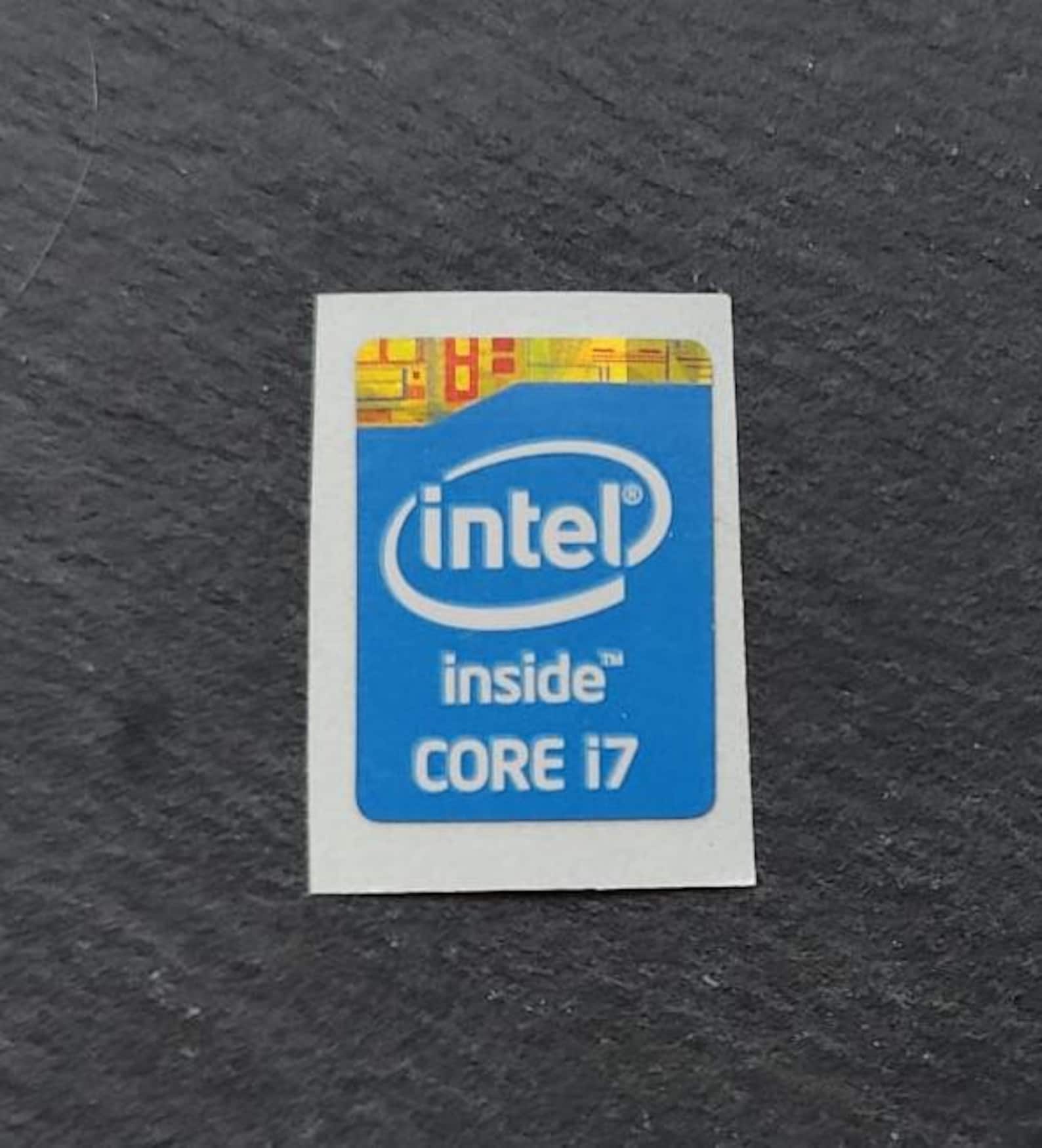 Intel Core I3, I5, I7, I9 Core Sticker 2, 3, 6, 11 Generation, Genuine ...