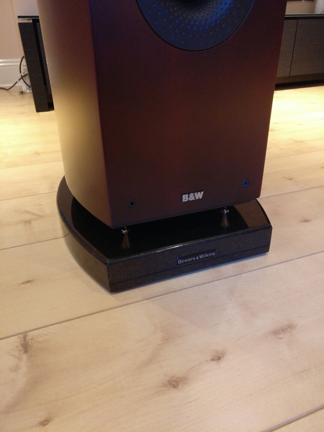 Bowers Wilkins B&W Nautilus 803 804 Set of Two Black Swedish Solid ...