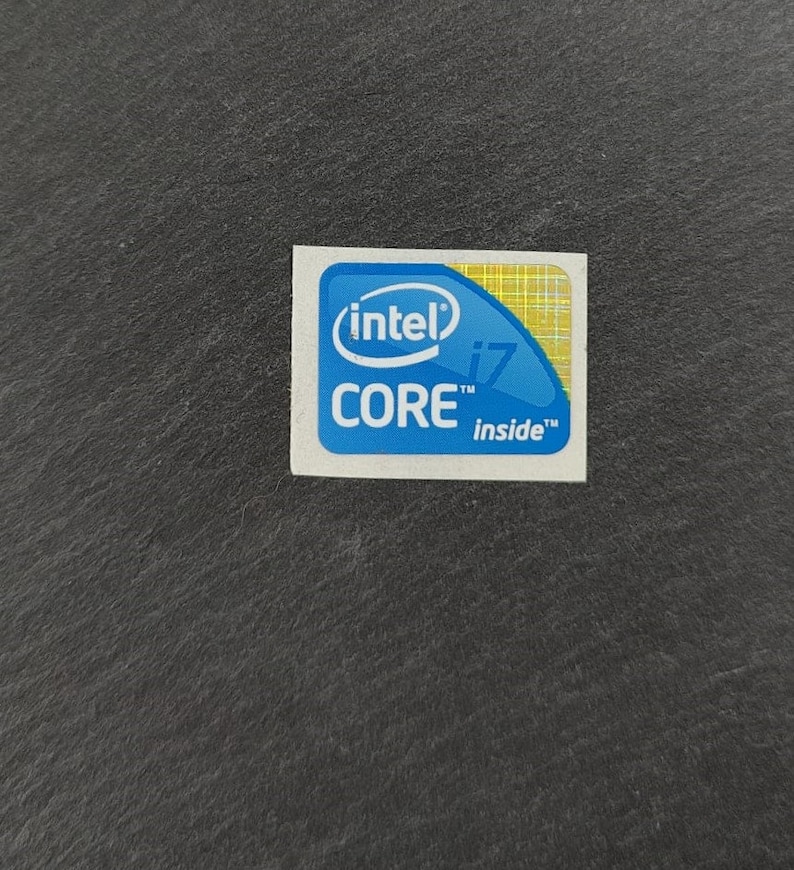 Buy Intel Core I3, I5, I7, I9 Core Sticker 2, 3, 6, 11 Generation ...