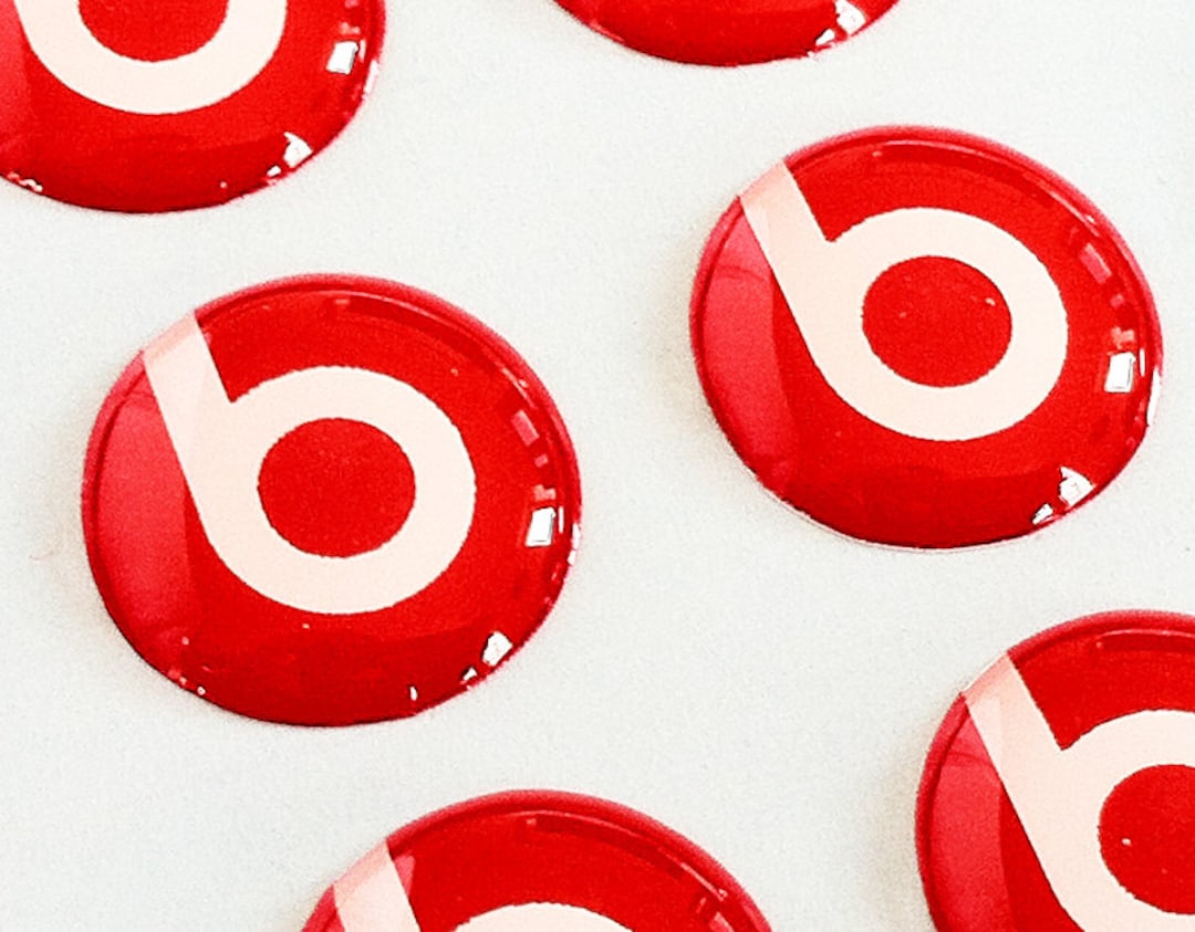 BEATS AUDIO 3D Domed Sticker Badge Self Adhesive - 2pcs - Etsy