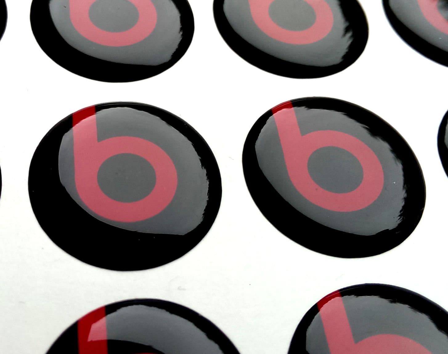 BEATS AUDIO 3D Domed Sticker Badge Self Adhesive - 2pcs - Etsy