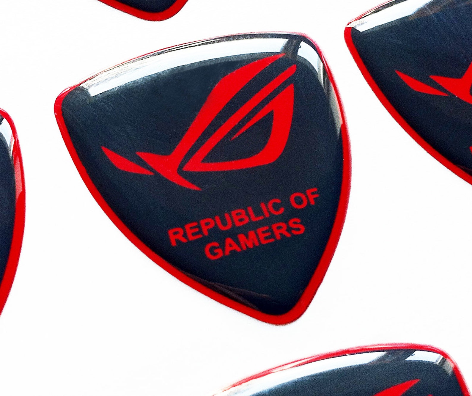 ASUS ROG Republic of Gamers Self Adhesive 3D Coated Sticker - Etsy