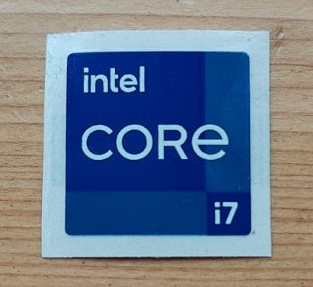 Intel Core I3, I5, I7, I9 Core Sticker 2, 3, 6, 11 Generation, Genuine ...
