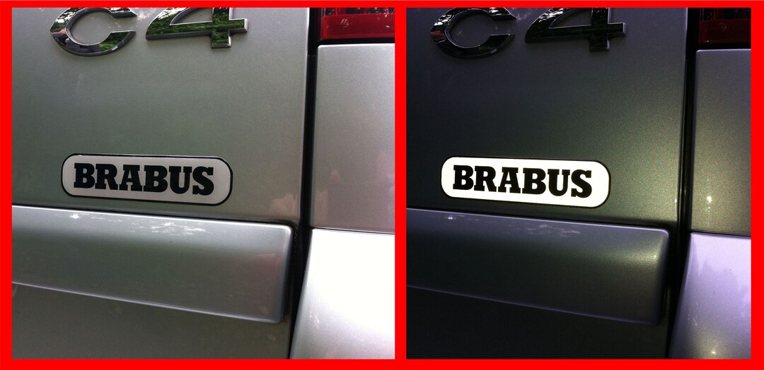 BRABUS 3D Domed Light Reflecting Sticker 80mm or 120mm Lenght - Etsy