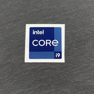 Intel Core I3, I5, I7, I9 Core Sticker 2, 3, 6, 11 Generation, Genuine ...