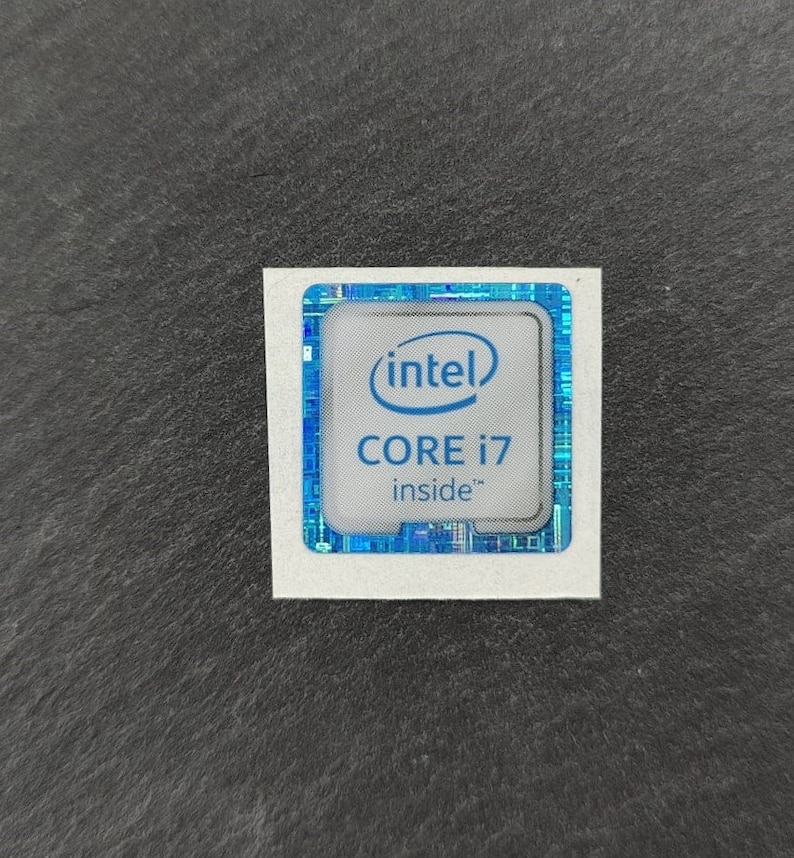 Buy Intel Core I3, I5, I7, I9 Core Sticker 2, 3, 6, 11 Generation ...