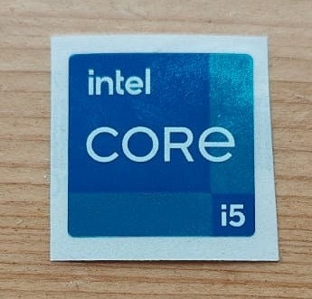 Intel Core I3, I5, I7, I9 Core Sticker 2, 3, 6, 11 Generation, Genuine ...