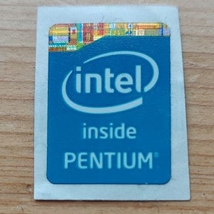 Intel Core I3, I5, I7, I9 Core Sticker 2, 3, 6, 11 Generation, Genuine ...