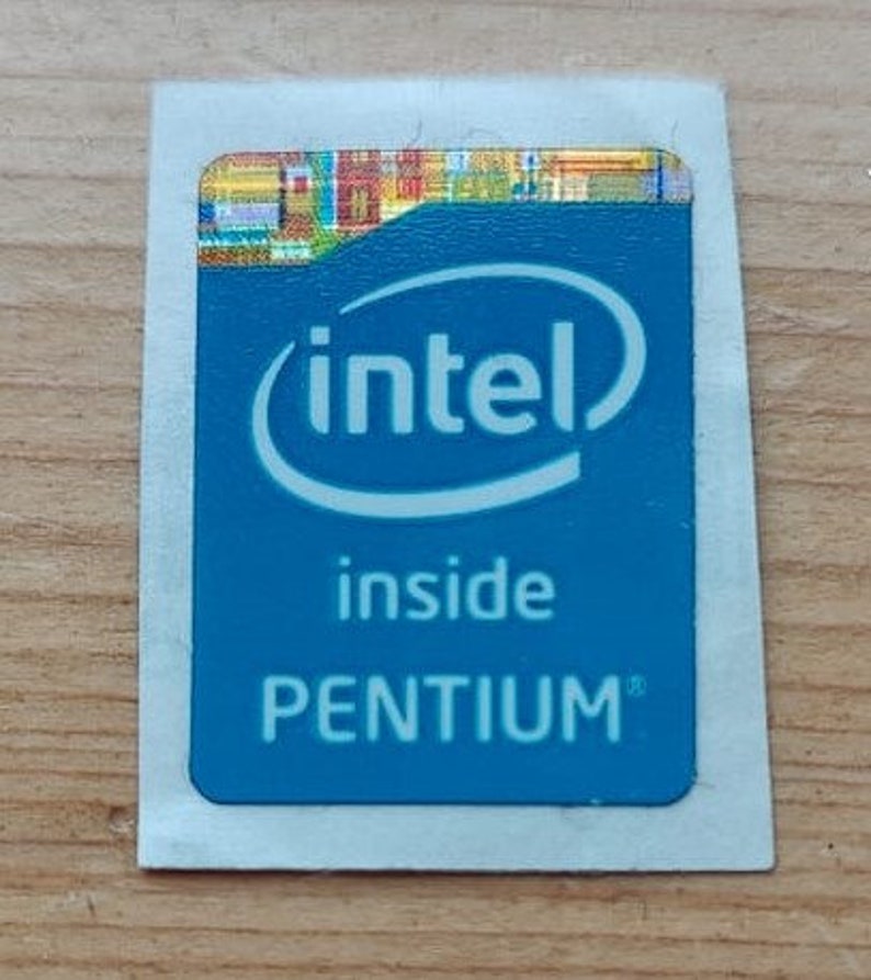 Intel Core I3, I5, I7, I9 Core Sticker 2, 3, 6, 11 Generation, Genuine ...