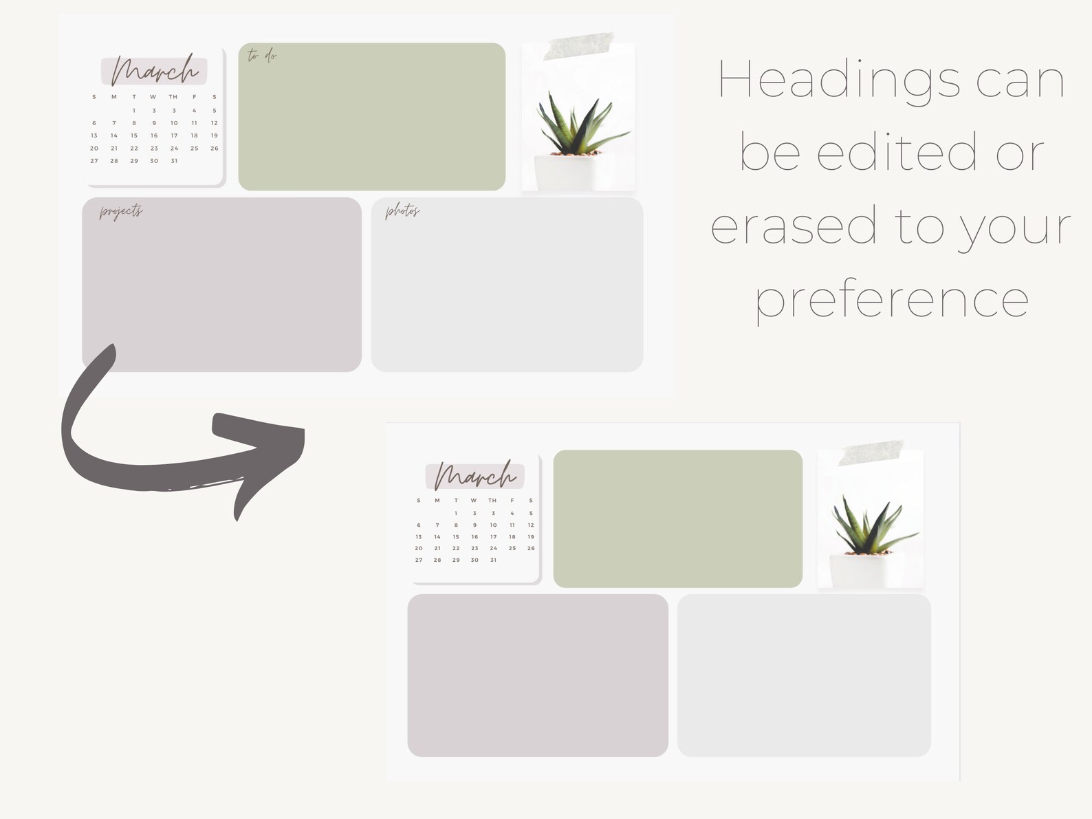 2022 2023 Calendar Desktop Wallpaper Organizers Folder - Etsy