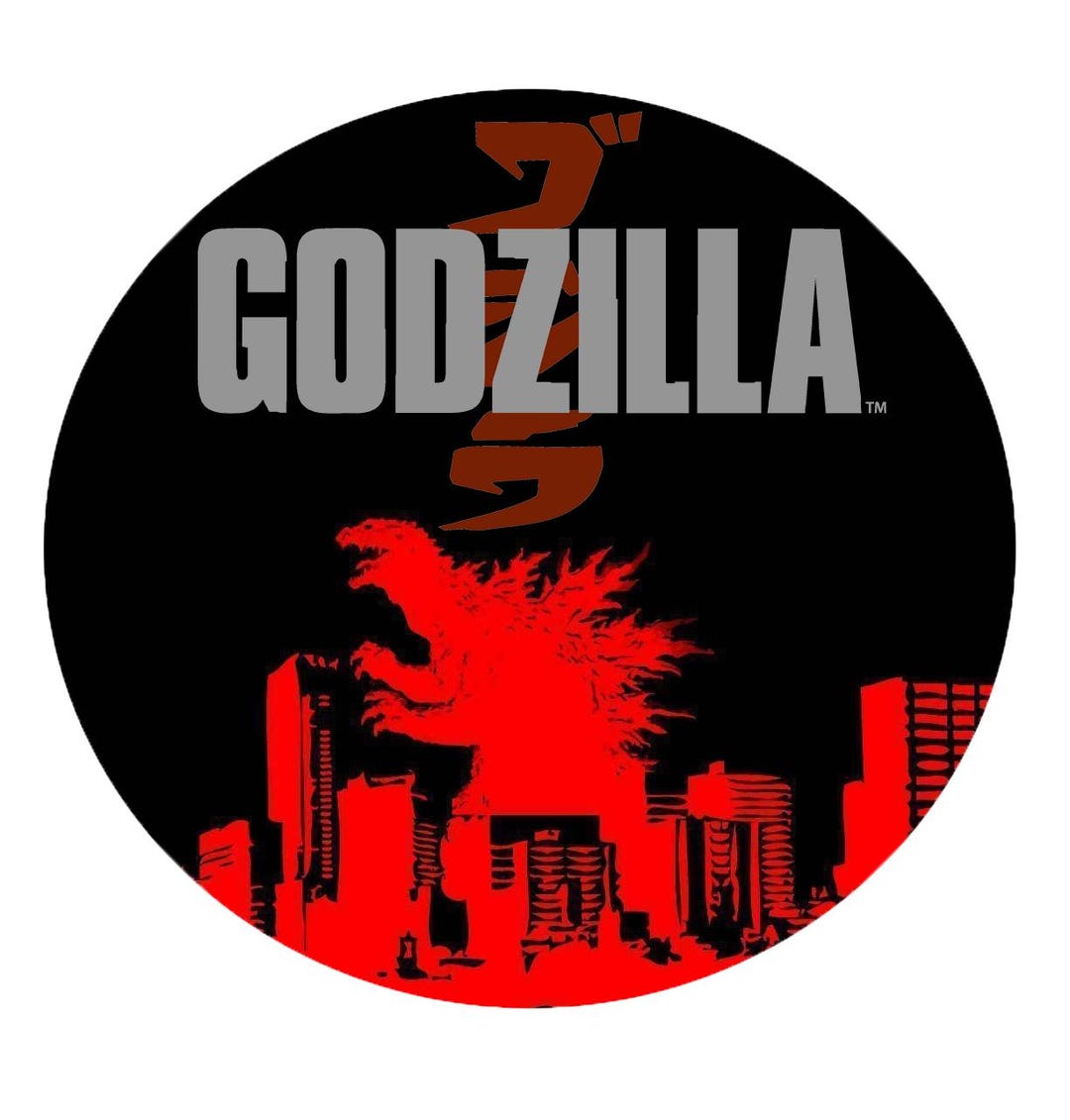 Godzilla Kaiju Sticker - Etsy