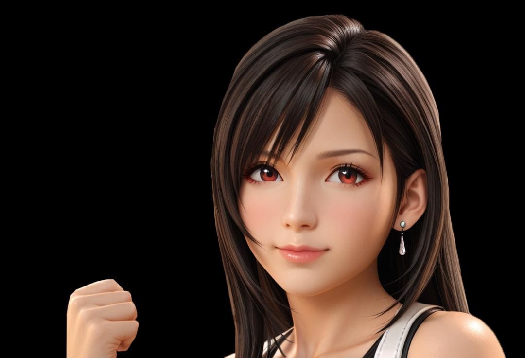 Tifa Lockhart Peeking Vinyl Sticker – Final Fantasy Car Window Decal - Etsy