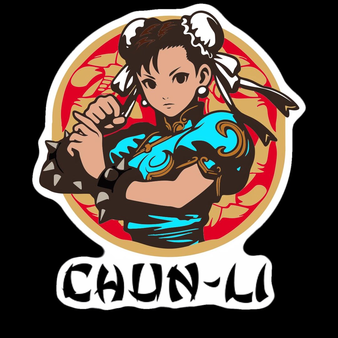 Chun-li Sticker - Street Fighter Vinyl - Etsy