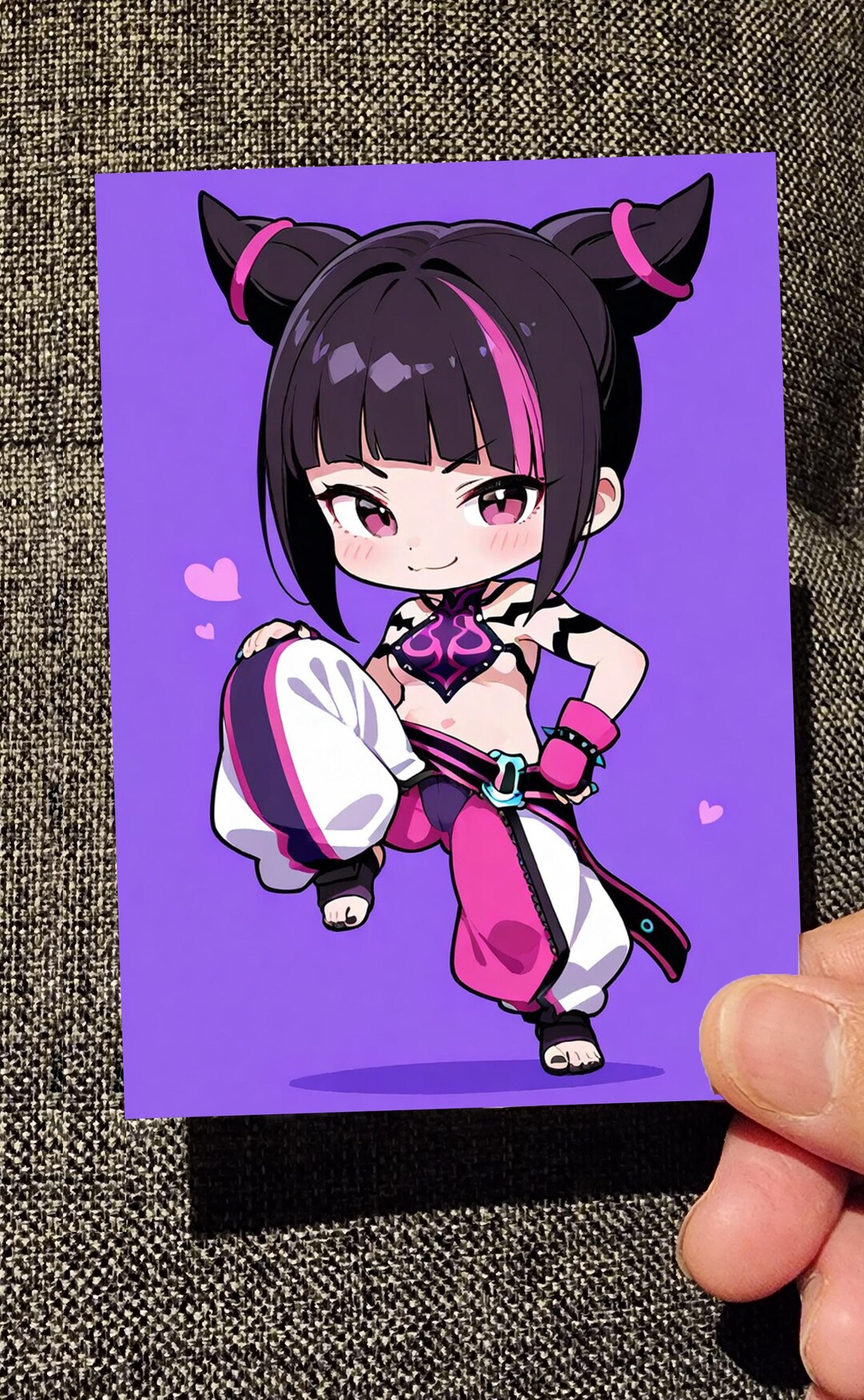 Chibi Juri Han Sticker – Street Fighter Collectible - Etsy