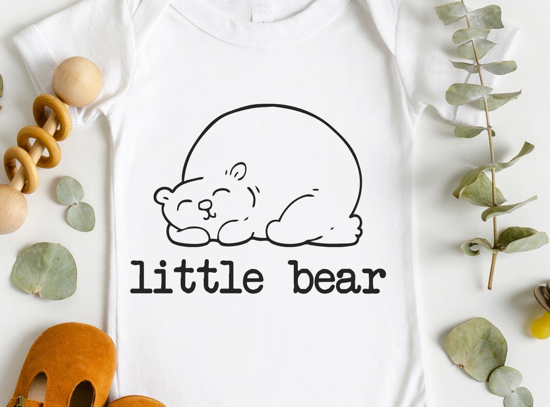 Osito SVG / Oso SVG / Hermanito Oso SVG / Bebé Onesie Svg / Lindo Oso ...