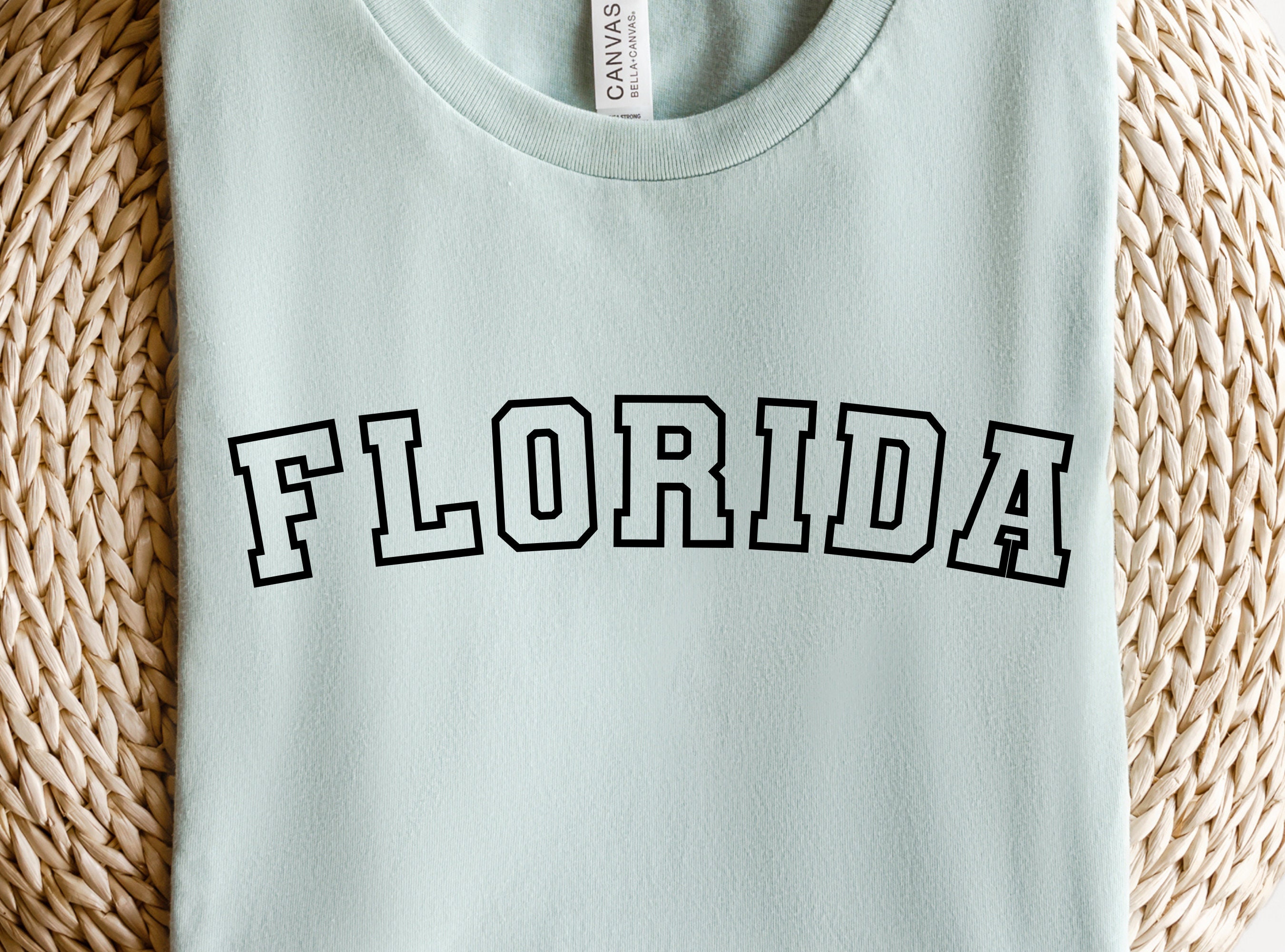 Florida Varsity Letter Outline SVG Florida SVG Florida Bold Outline SVG ...