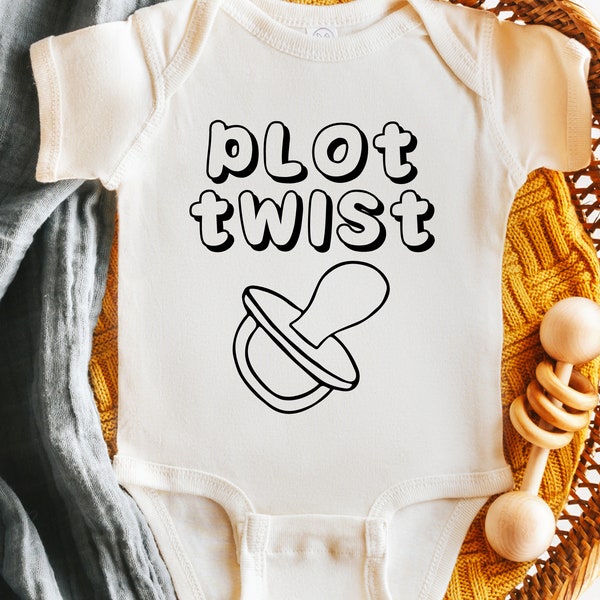 Plot Twist Baby Svg - Etsy