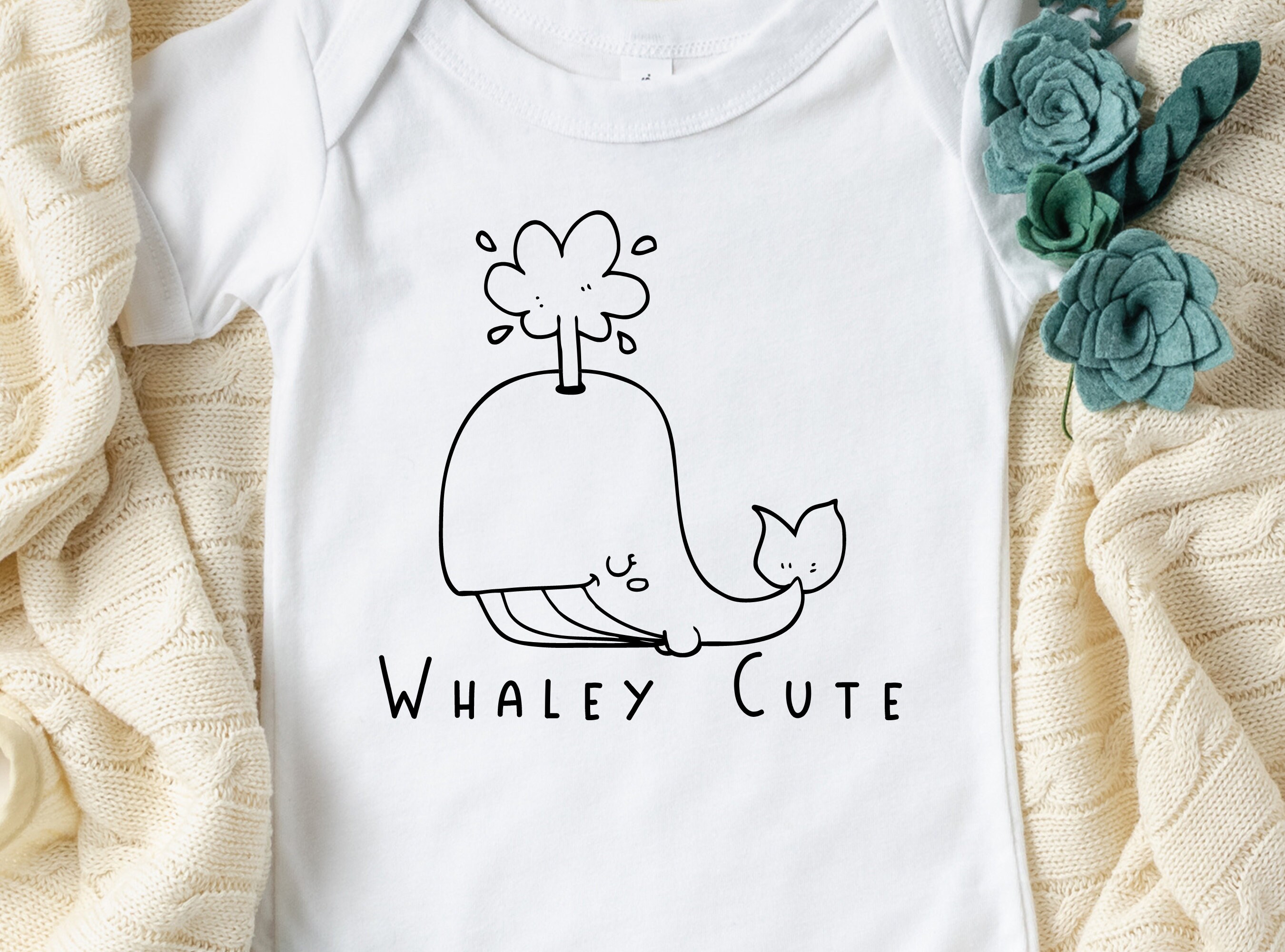 Whaley Cute Baby SVG SVG for Babies Cute Whale SVG Baby - Etsy
