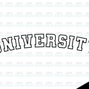 University Outline SVG Svg for Different Universities - Etsy