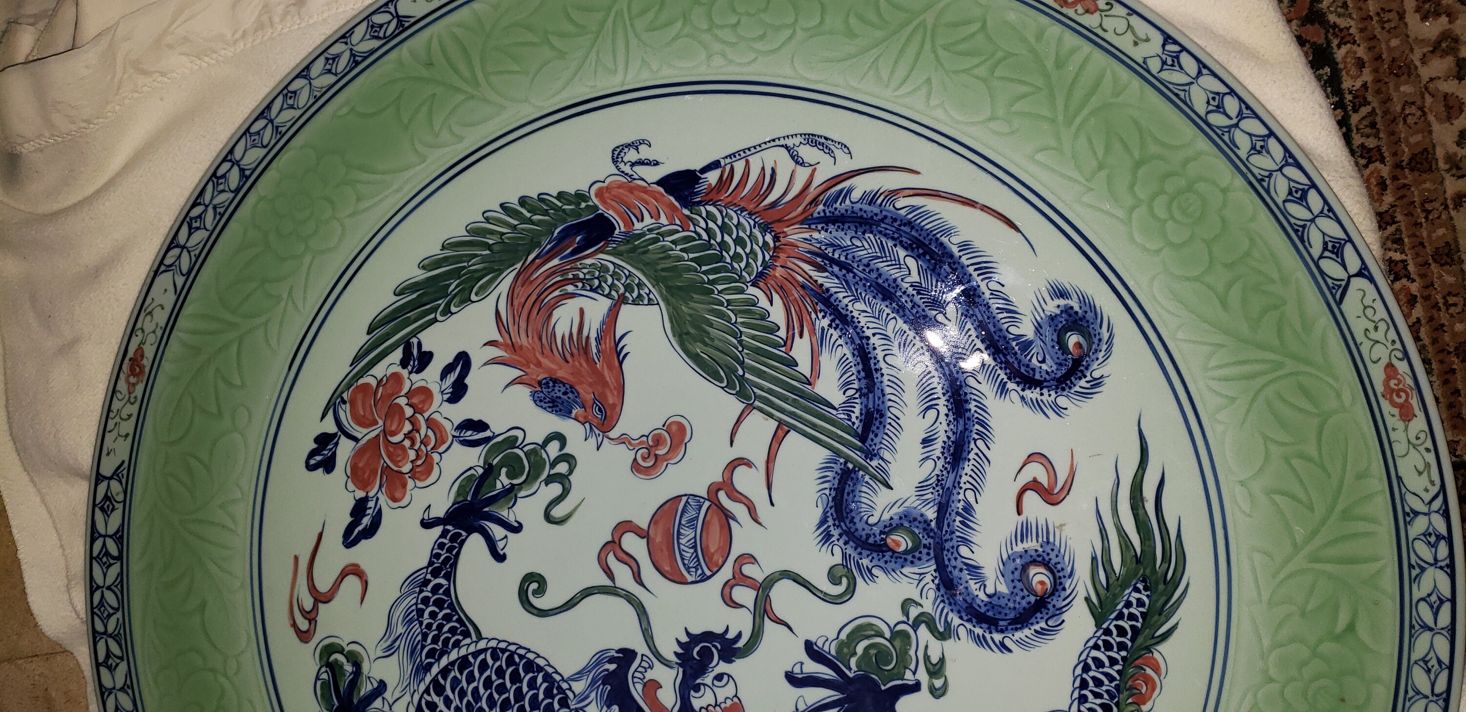 Feng Shui & Phoenix Antique Garden Table - Etsy