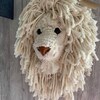 Teddy Large Handmade Bear Macrame Flower Cute Teddy Gift Kids Bedroom ...