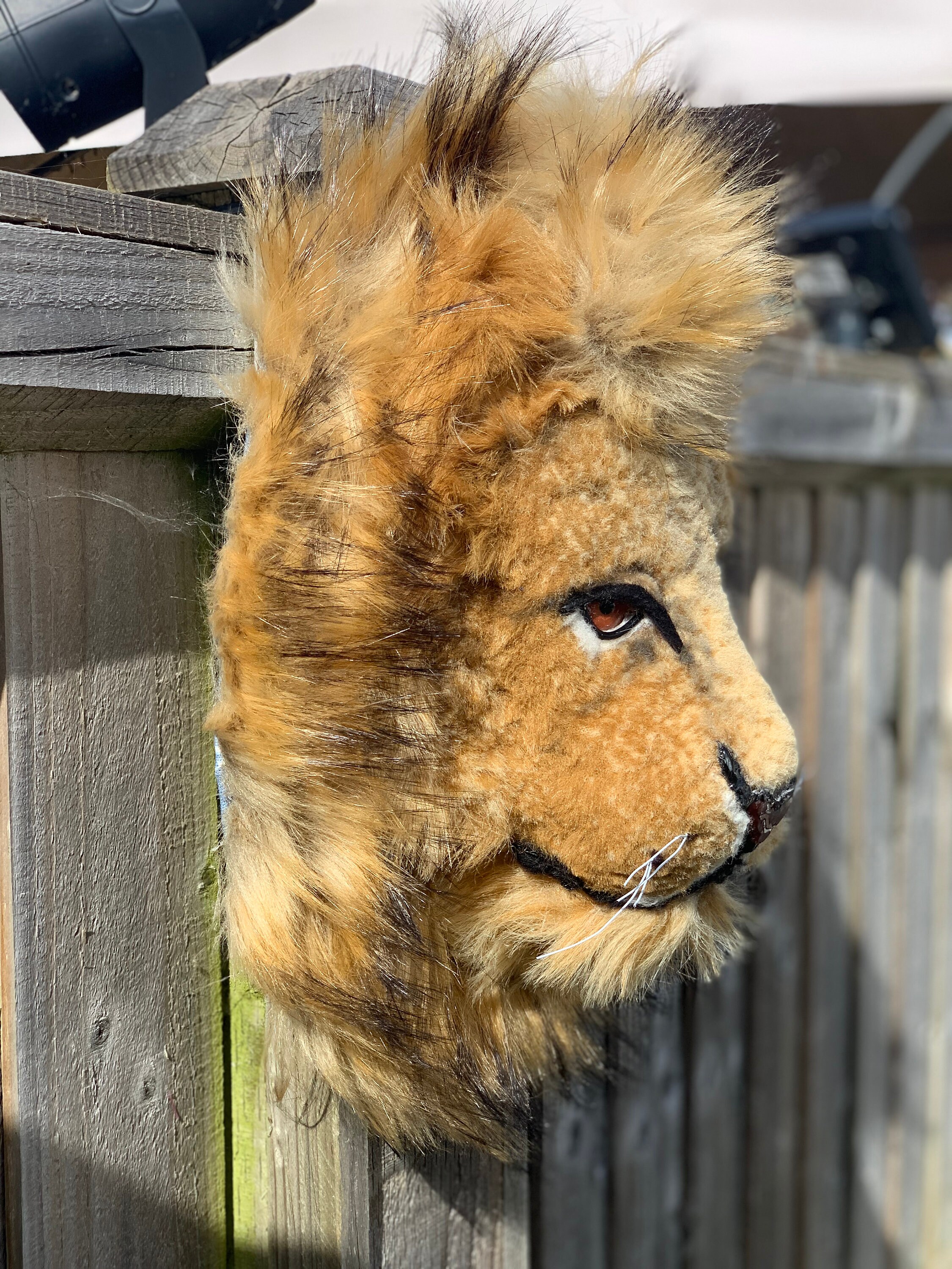 Realistic Faux Lion Head Wall Art Faux Animal Heads - Etsy