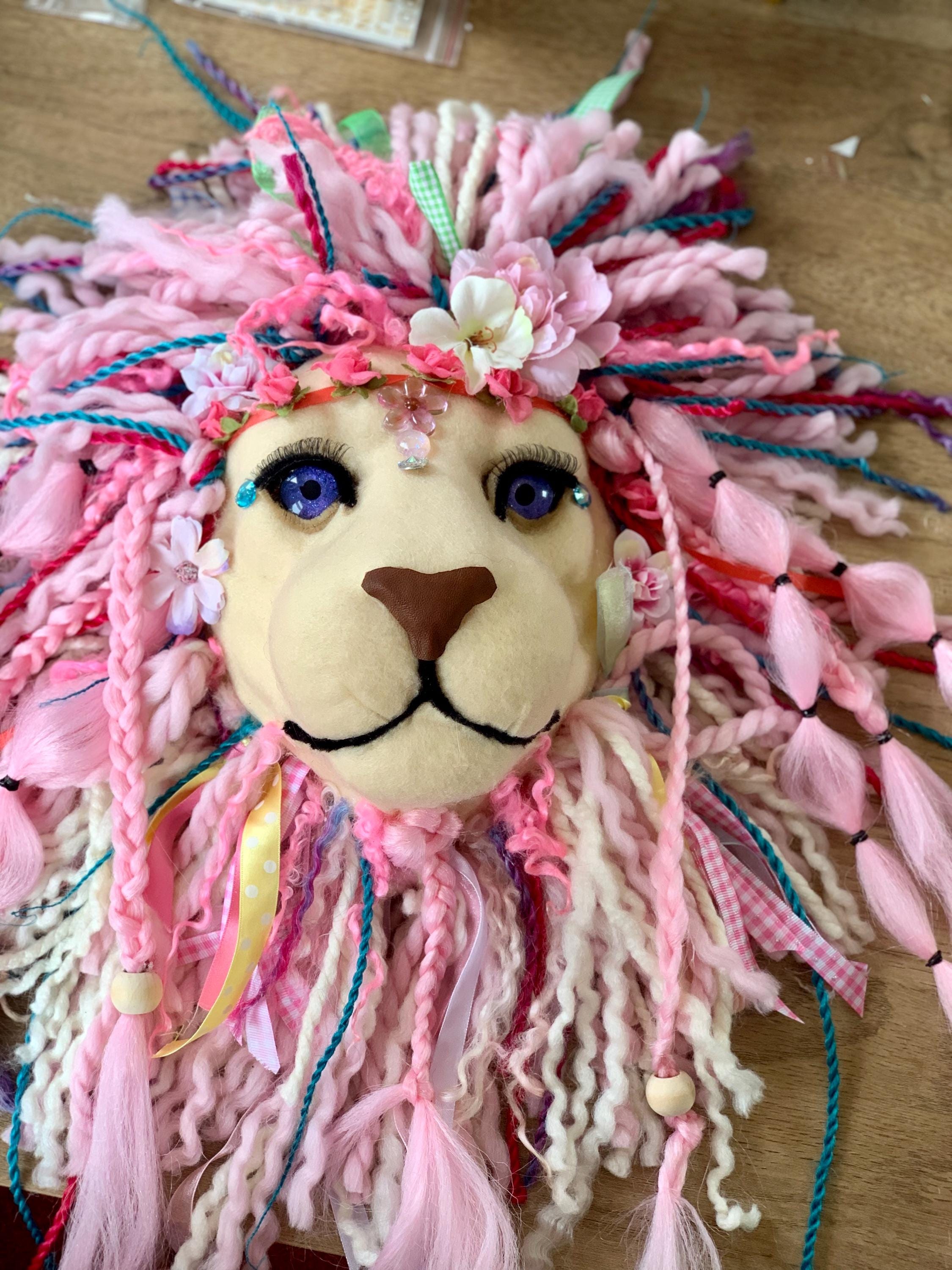 Miss Summer Vibe Festival Lion Head Ribbons & Lace Breads Plaits and ...