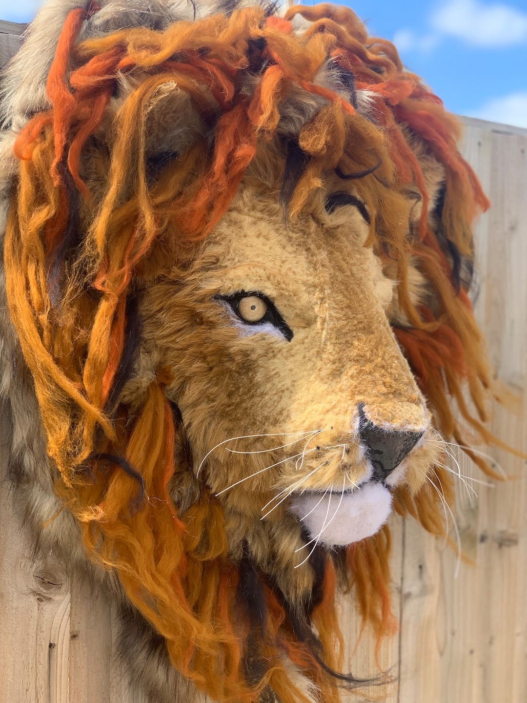 Lovely Handmade Lion Head Give Any Room the WOW Factor He is All Hand ...