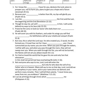 Bible Verse Fill-in-the-blanks Worksheet (digital Download) - Etsy