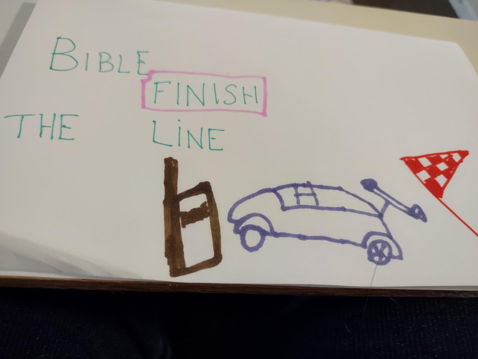 Bible Finish the Line - Etsy