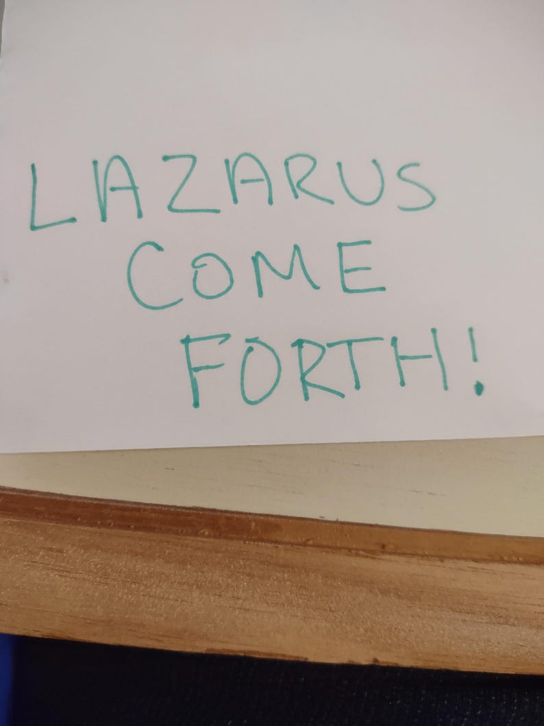 Lazarus Bible Worksheet, Printable Questions (PDF Pattern) - Etsy
