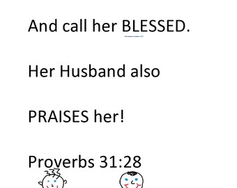 Proverbs 31:28 Digital Download Instant Printable Artwork - Etsy