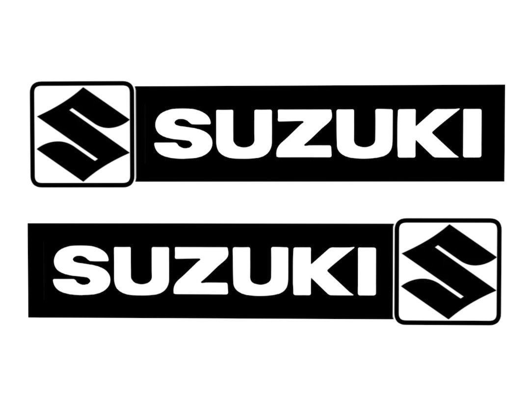 Suzuki Transfer Decal Stickers Car Van ATV Motorcycle Graphics Bumper ...