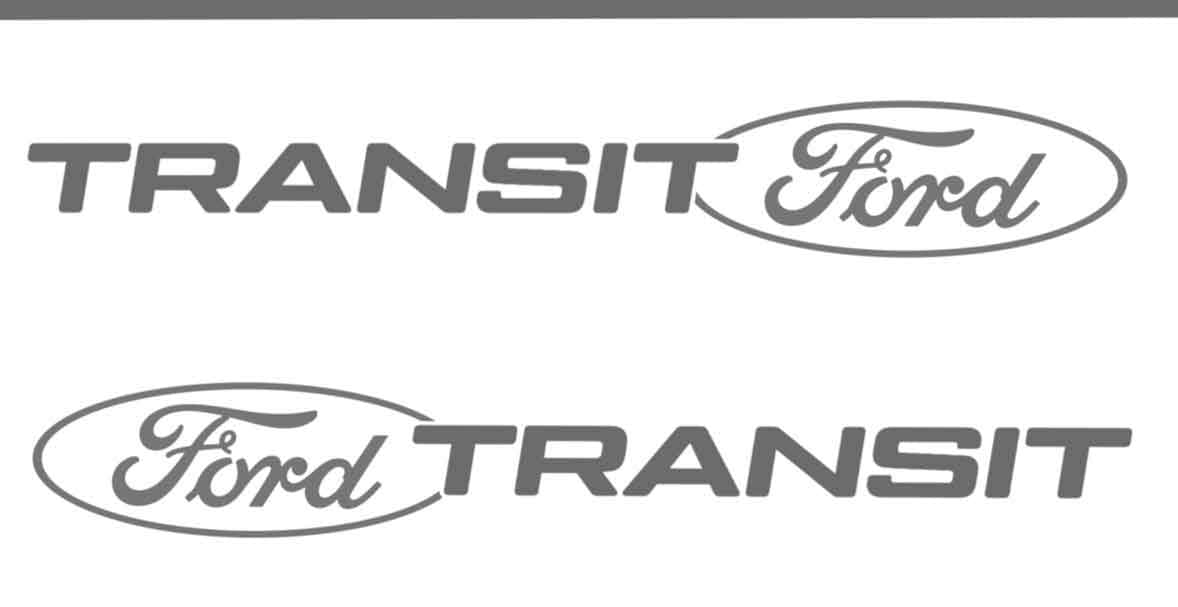 Ford Transit V1 Vinyl Transfer Decal Sticker Car Van - Etsy