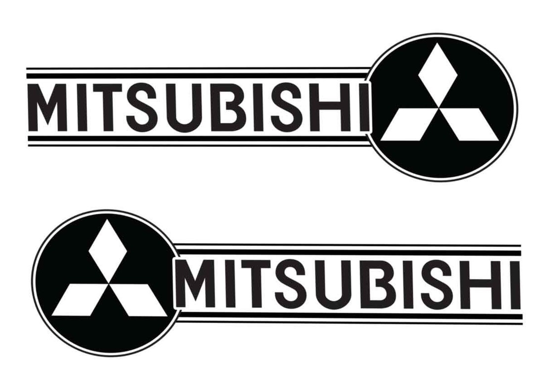 Mitsubishi Vinyl Transfer Decal Sticker Car Truck MPV - Etsy UK