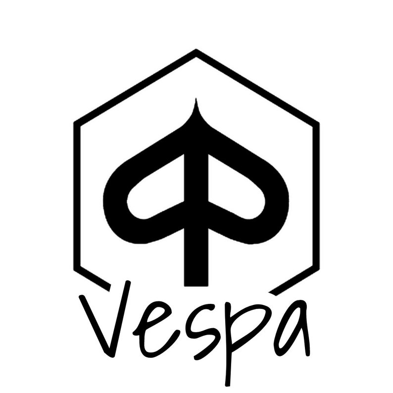 Vespa Piaggio Logo Vinyl Transfer Decal Stickers Mods - Etsy Australia